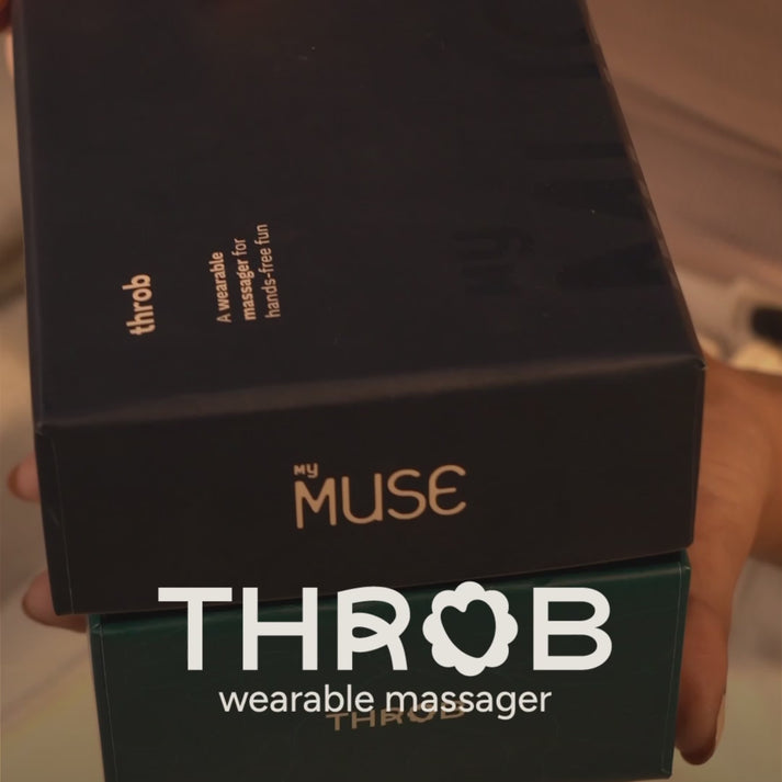 MyMuse Throb Wearable Massager | Discreet, Hands-Free, Versatile
